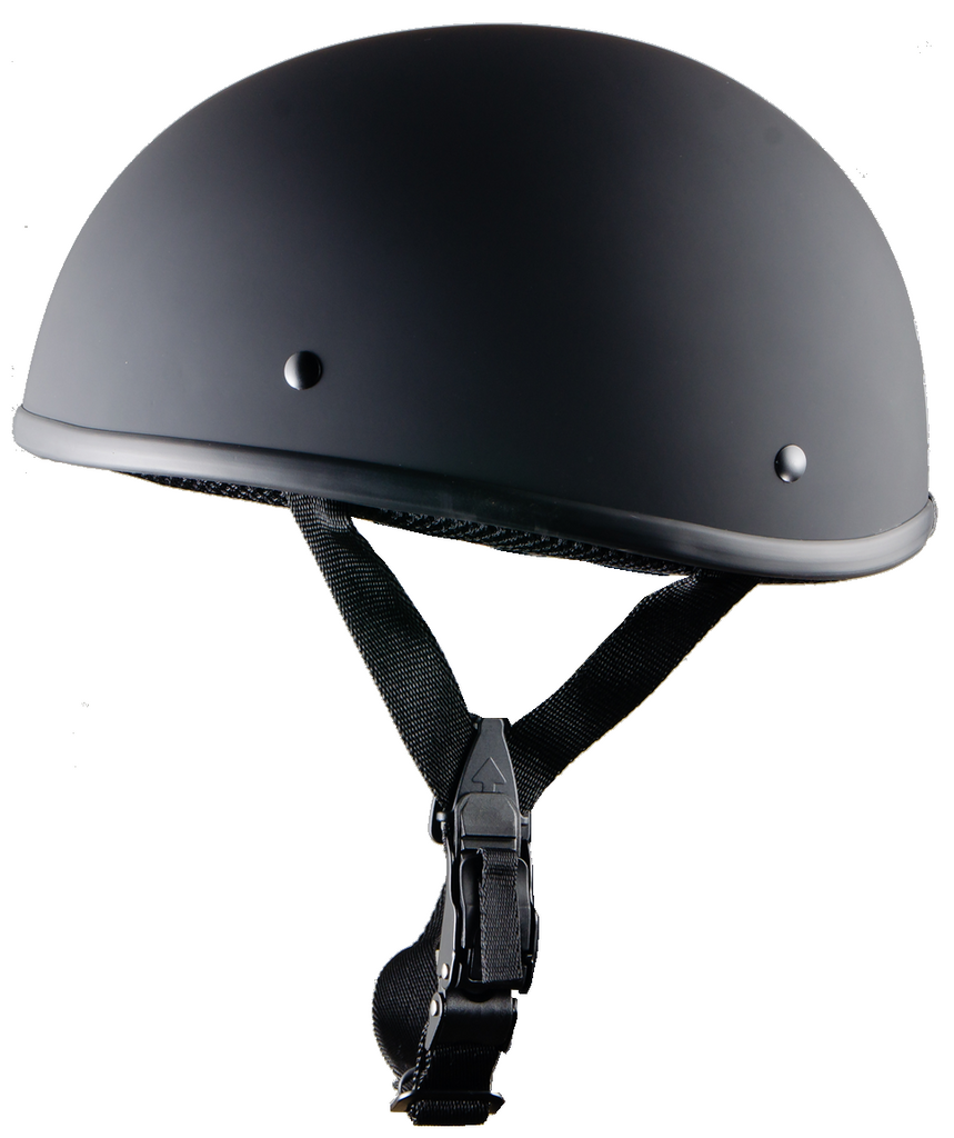 Smallest lightest DOT Beanie Helmet Flat Black No Peak – Crazy Als